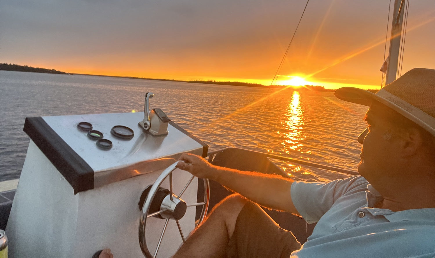 Coffee Roasted on a houseboat while floating on Lake of the Woods ...